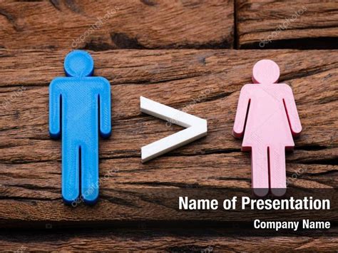 Inequality Photo Gender Concept Over PowerPoint Template Inequality Photo Gender Concept Over
