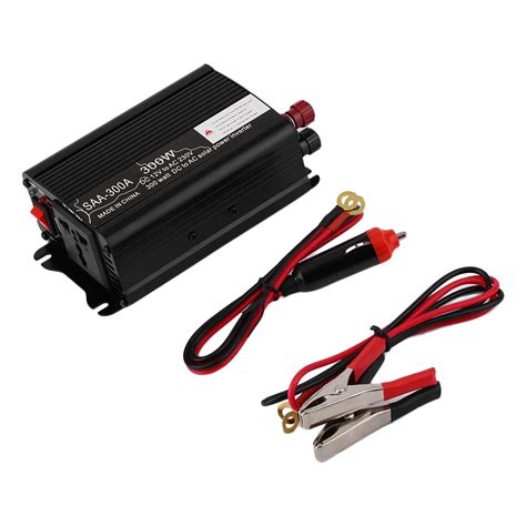Car Power Inverter Dc V To Ac V V Household Power Converter Black In Car Inverters From