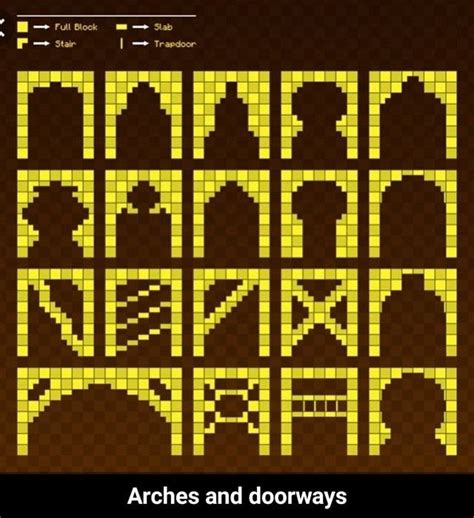 Arches And Doorways Ifunny Minecraft Designs Minecraft Creations