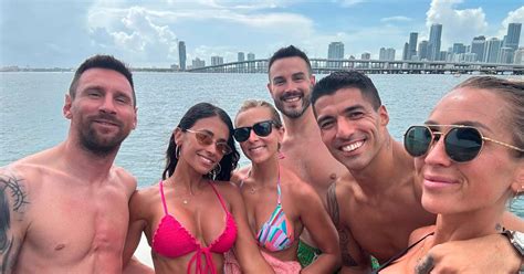 Las Fotos Del Paseo En Yate De Lionel Messi Antonela Roccuzzo Y La