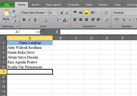 Memisahkan Isi Sel Ke Kolom Yang Berbeda Belajar Microsoft Excel