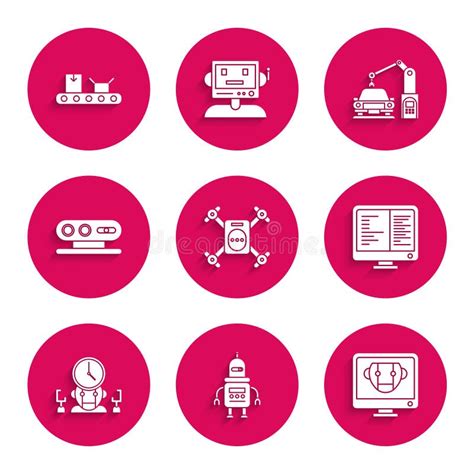 Set Drone Flying With Action Camera Bot Computer Monitor Screen And Digital Time Manager 3d