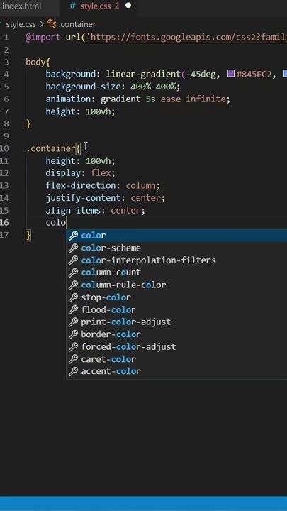 How To Make Gradient Animation Html Css Shorts Html Css Webdesign Youtube