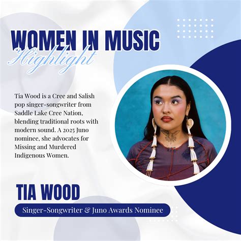 Tau 🎶 Women In Music Spotlight Tia Wood 🎶 Tia Wood Is An Up And Coming Cree And Salish Pop