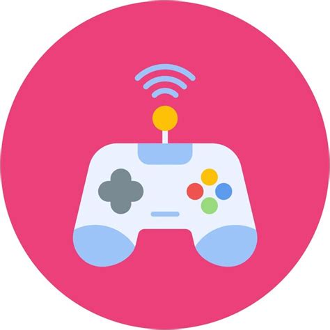 Premium Vector Wireless Joystick Vector Illustration Style