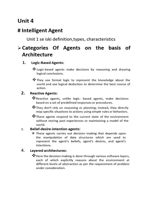 ai unit 4 notes pdf bargaining decision making