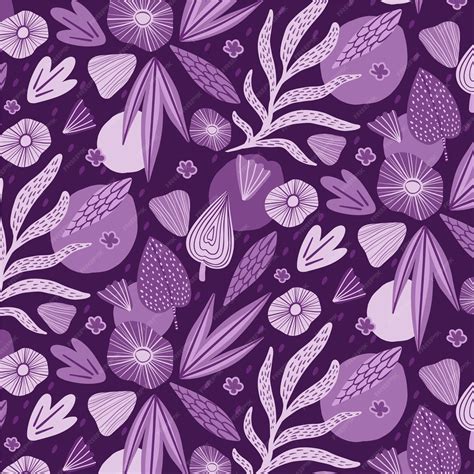 Premium Vector Hand Drawn Monochromatic Pattern