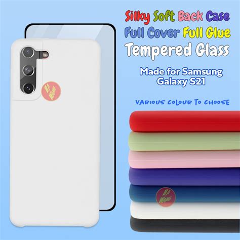 Jual Soft Case SoftCase SAMSUNG S Silky Anti Gores Tempered Glass Shopee Indonesia