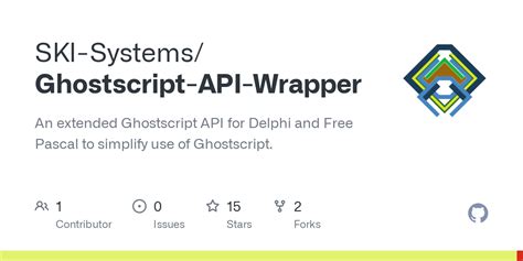 GitHub SKI Systems Ghostscript API Wrapper An Extended Ghostscript
