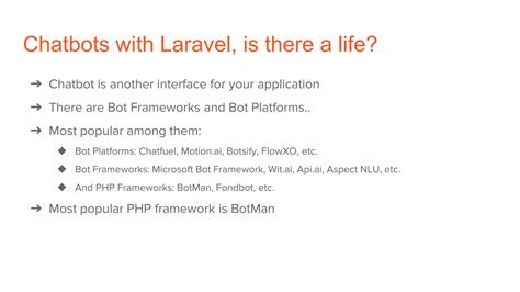 Laravel Ua Chatbot Ppt
