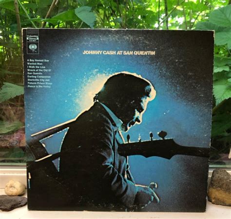 Johnny Cash At San Quentin Used Vinyl Record Etsy