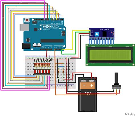 Arduino Based Voltmeter Using Bar Led And 16×2 Lcd Display