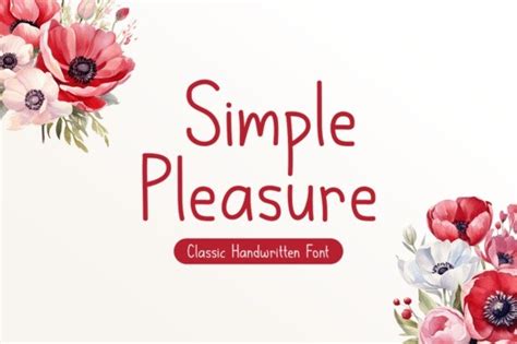 Simple Pleasure Font Free Font