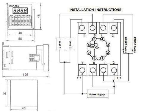 V DC Relay Timer Delay Cycle Amps BRAZIX DC TIMER SPECIALIST