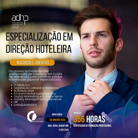 Novo Curso De Especialização Em Direção Hoteleira Da Adhp Cedh Adhp