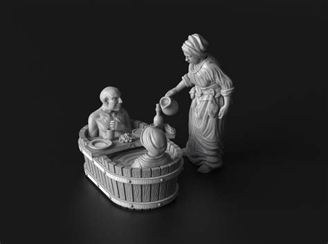 Medieval Bathing Time Set • Speira Miniatures