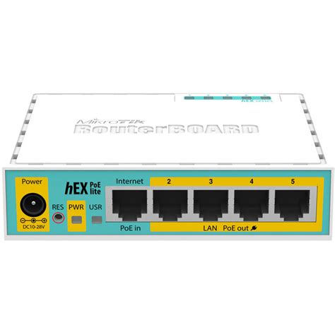 Mikrotik Hex Poe Lite 5 Port Ethernet 4 Poe Router Rb750upr2 Mr Satellite