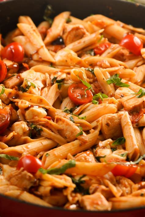 Chicken Caprese Pasta Wellness By Kay