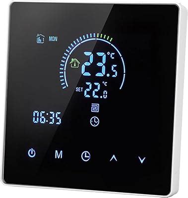 Asefuoirk Smart Thermostat For Home WiFi Programmable Digital Thermostat For Heat Pump Energy