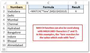 MATCH Function In Excel Find Cell Position In Array Excel Unlocked