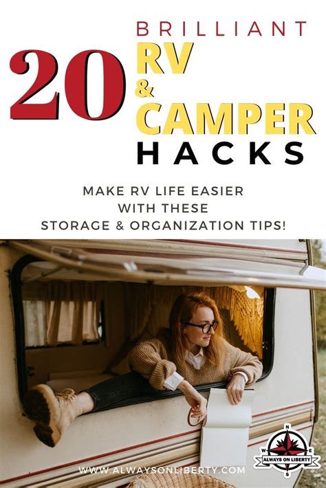 Genius RV Hacks To Organize Store Things In Your Camper Camper Hacks Rv Hacks Rv Campers