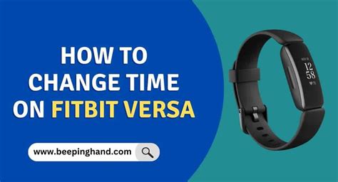 How To Change Time On Fitbit Versa Easy And Quick
