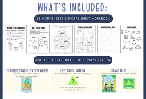 Polygon Games And Activities Bundle Classifying And Naming Polygons