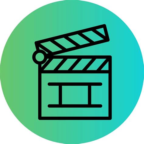 Clapper Board Vector Icon Design 23025484 Vector Art At Vecteezy