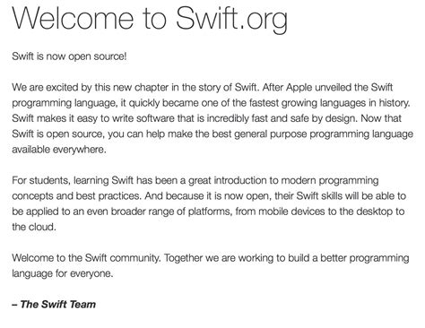 Le Langage De Programmation Dapple Swift Devient Open Source