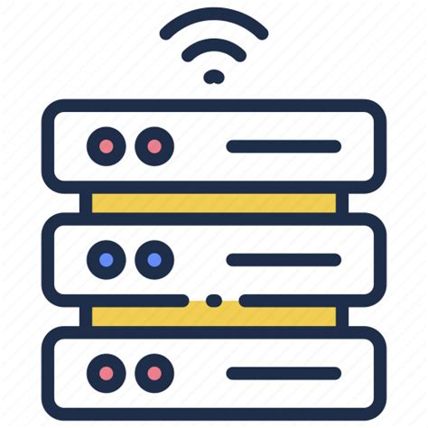 Big Data Server Database Storage Network Data Storage Icon Download On Iconfinder