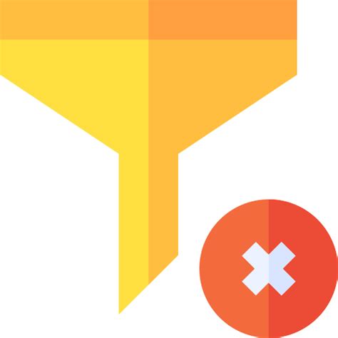 Clear Filter Free Interface Icons