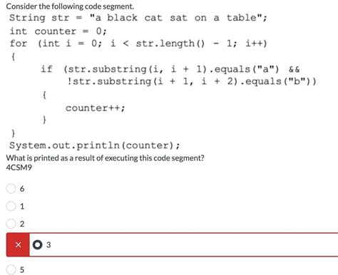 solved consider the following code segment what is printed