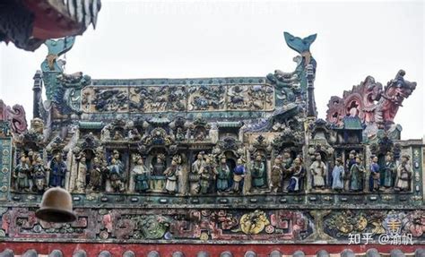 全国灰塑看广东广东灰塑看祖庙真是巧夺天工堪称艺术瑰宝 知乎