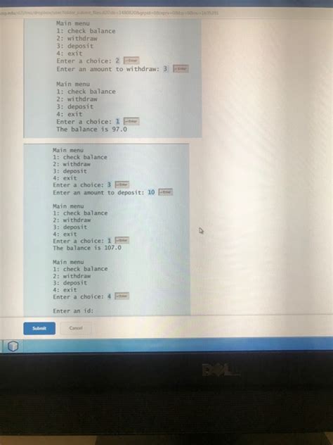 Solved Use The Account Class Created To Simulate An Ath