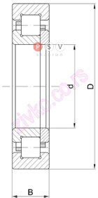 Bearing NUP 309 45x100x25 Z&S buy online. Delivery in Ukraine