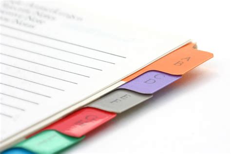 tab indexing binding edge