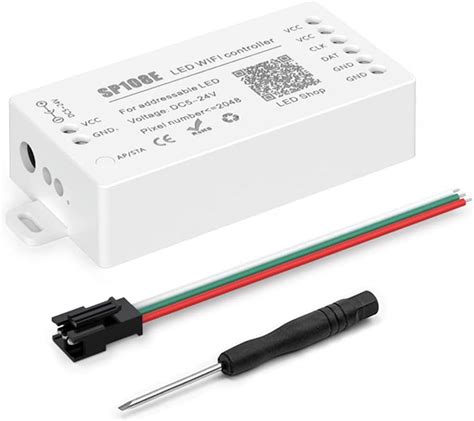 Ruirui Sp608e Bluetooth Controller With 8 Signal Outputs For Led Module Pixel Strip String Light