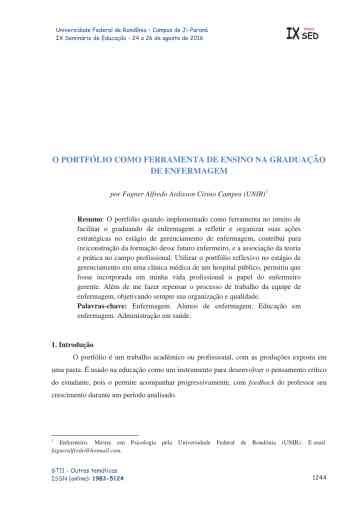 Explorando O Portfólio Na Enfermagem Uma Visão Abrangente Enfermagem