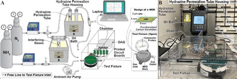 Overall Gas Exposure Testing Setup A Schematic Of All The Components