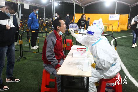 图集｜现场直击，南沙黄阁镇开展全员核酸检测防控广州市柳时强