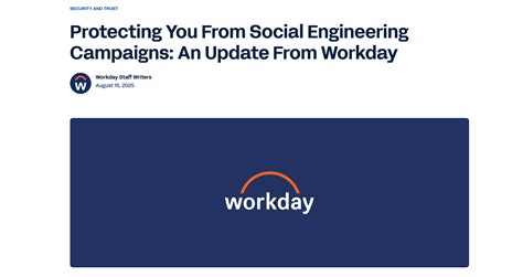 Workday Confirms Data Breach Linked To Social Engineering Attacks Dhrmap Navigate The