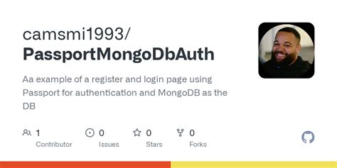 Github Camsmi Passportmongodbauth Aa Example Of A Register And Login Page Using Passport