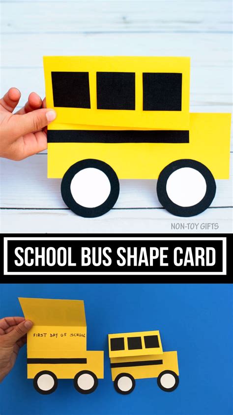Make A School Bus Craft With Preschoolers Kindergartners And Older