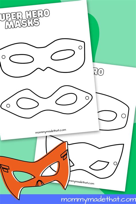 Superman Mask Template