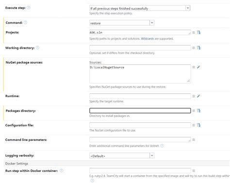 Teamcity Visual Studio Build Doesnt Find Package Reference Packages