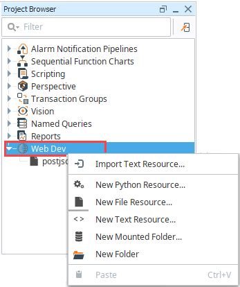 Web Dev Ignition User Manual