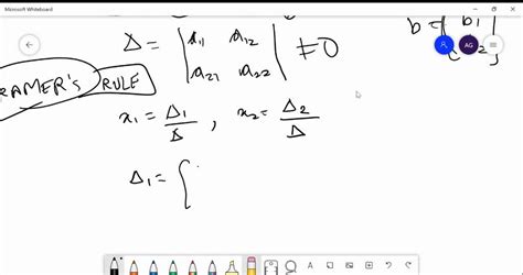 Solvedusing A 2 ×2 Coefficient Matrix 𝐀 Prove That If 𝐀 ≠0 There
