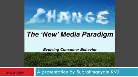 Evolving Consumer Behavior Ppt