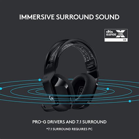 Logitech G Lightspeed Wireless Gaming Headset Black Ps Enterprise Gameshop