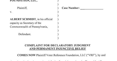 Conservative Group Sues State For Right To Publish Pennsylvania Voter